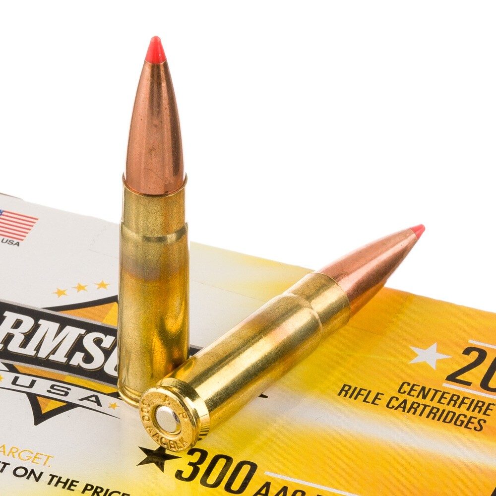 Armscor USA .300 AAC Blackout Ammunition 20 Rounds A-MAX 208 Grain [FC ...