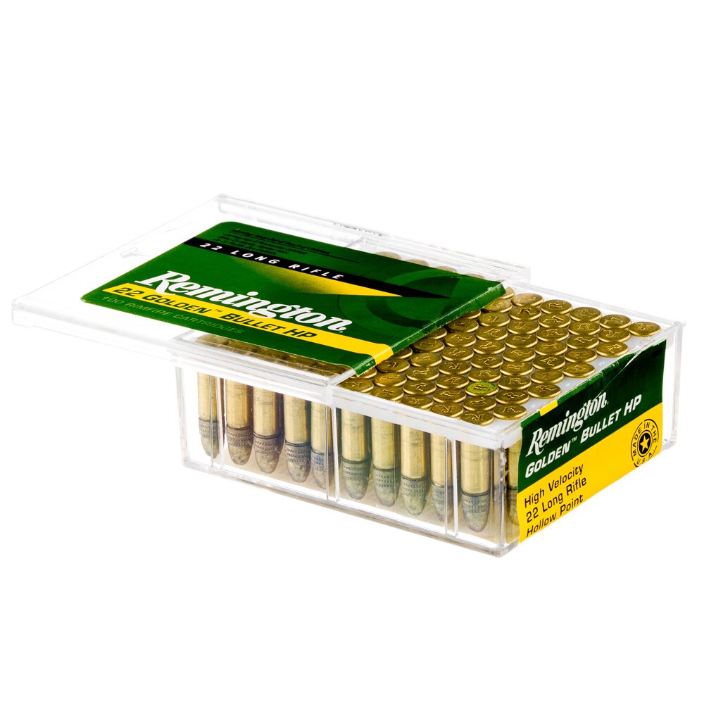 Remington 22 Golden Bullet .22 Long Rifle Ammunition 100 Rounds CPHP 36 ...