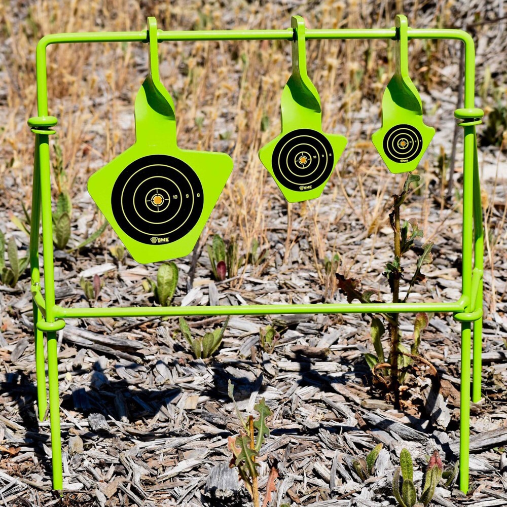 Shooting Made Easy Folding Reactive Steel Target .22 Caliber Rimfire ...