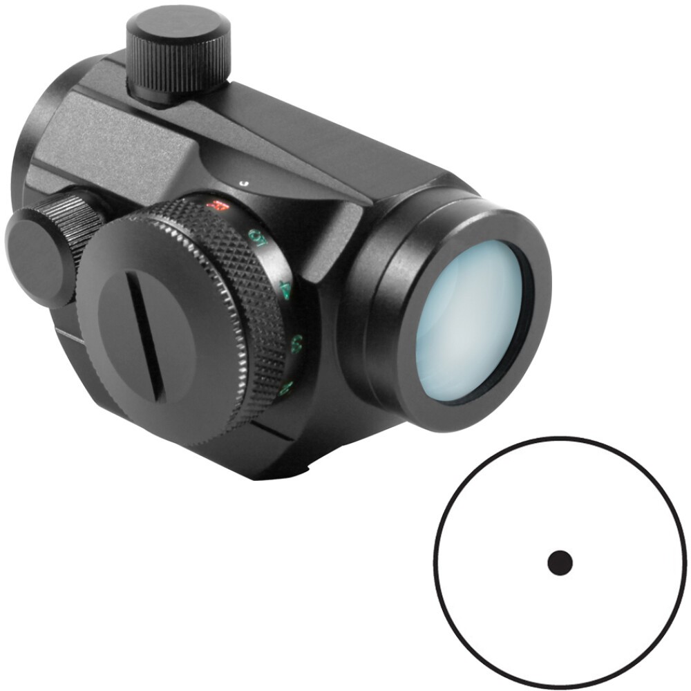 Aim Sports Micro Dot Sight 1x20mm Red/Green Dot Reticle Aluminum Black ...