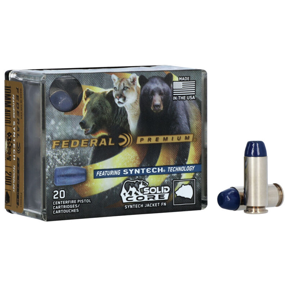 Federal Syntech Solid Core 10mm Auto 200gr 20rds [FC-604544658163]