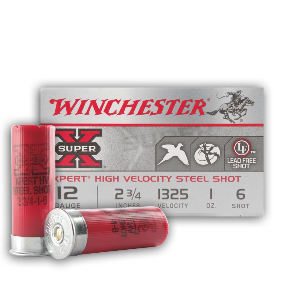 Winchester Super X Expert 12 Gauge Shotshell 250 Rounds 2 3/4" #6 Steel ...