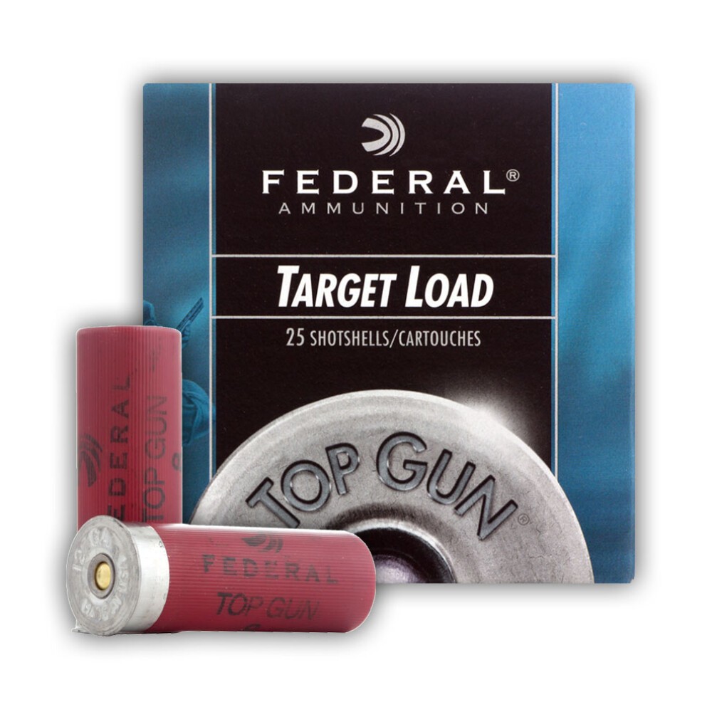 Federal Top Gun Extra Lite 12 Gauge Shotshell 250 Rounds 2 3/4" #8 Lead ...