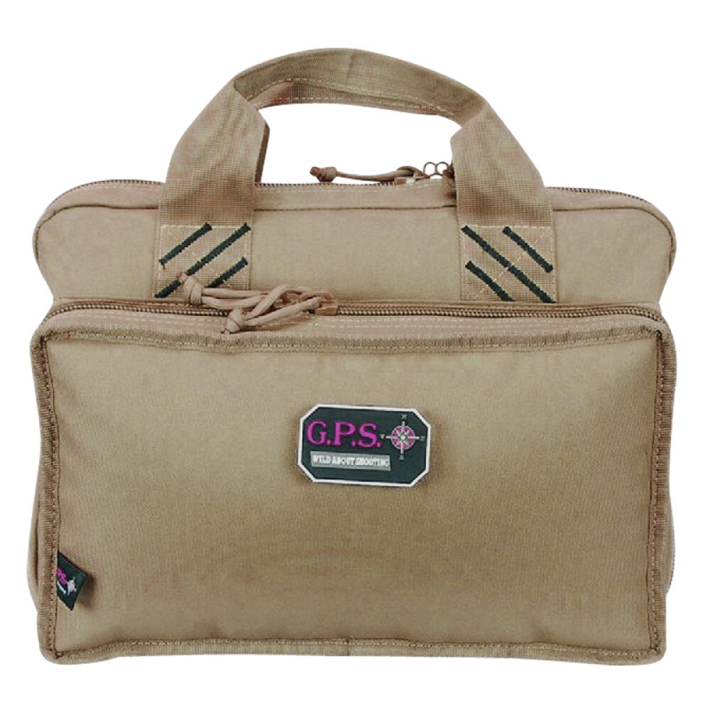 GPS Quad Pistol Range Bag with Storage Pockets [819763010962]