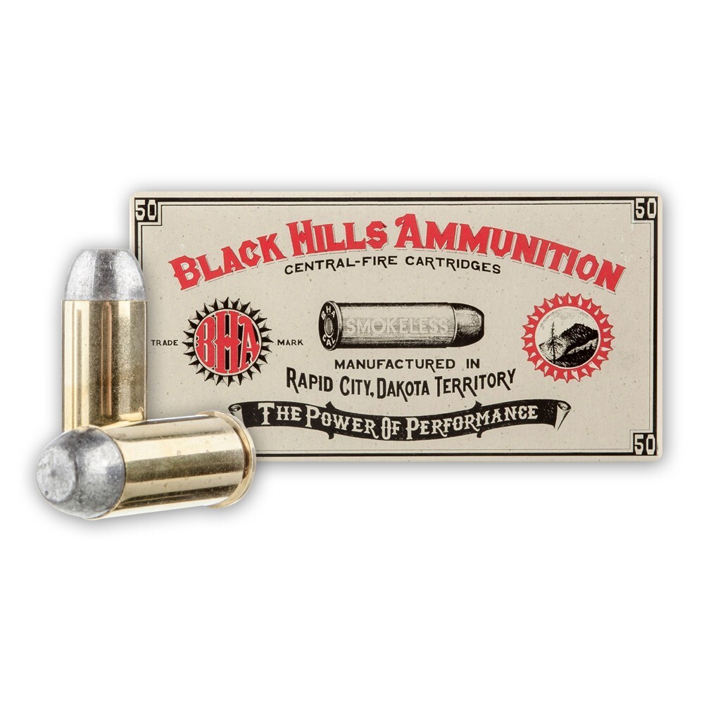 Black Hills Cowboy Action .45 Schofield Ammunition 50 Rounds New ...