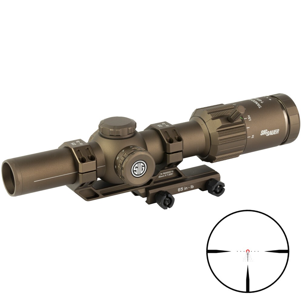SIG Sauer Tango-MSR 1-10x28 Rifle Scope with Mount [798681675609]