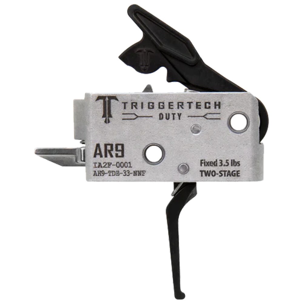 TriggerTech AR9 Duty Two-Stage Flat Trigger 3.5 lbs [885768003766]