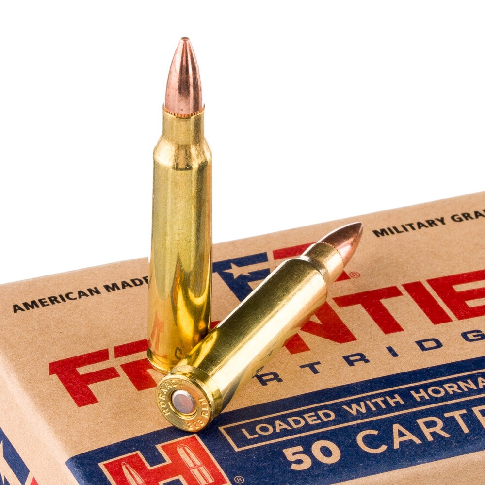 Hornady Frontier .223 Rem Ammunition 500 Rounds FMJ 55 Grains