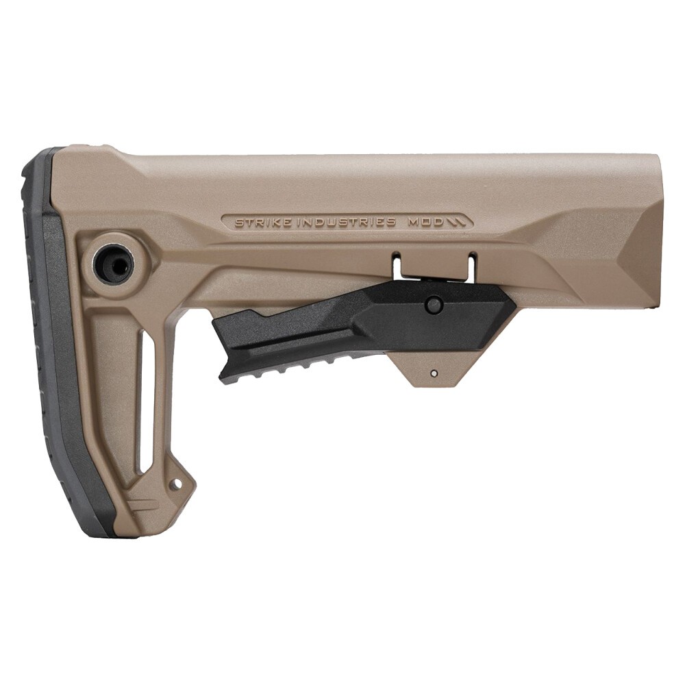 Strike Industries MOD2 Stock for AR-15 Mil-Spec FDE [793811766851]