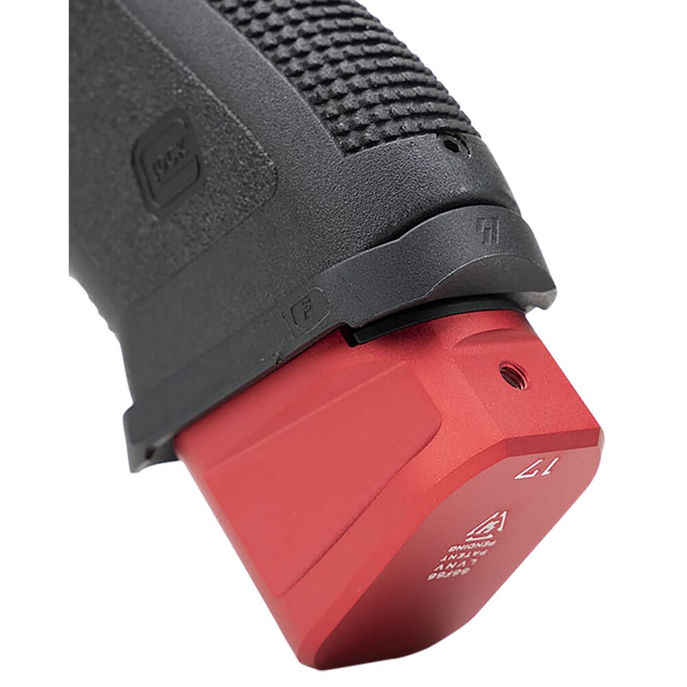 Strike Inds Extended Mag Plate Glock 17/22 +5/4 Red [FC-793811765724]