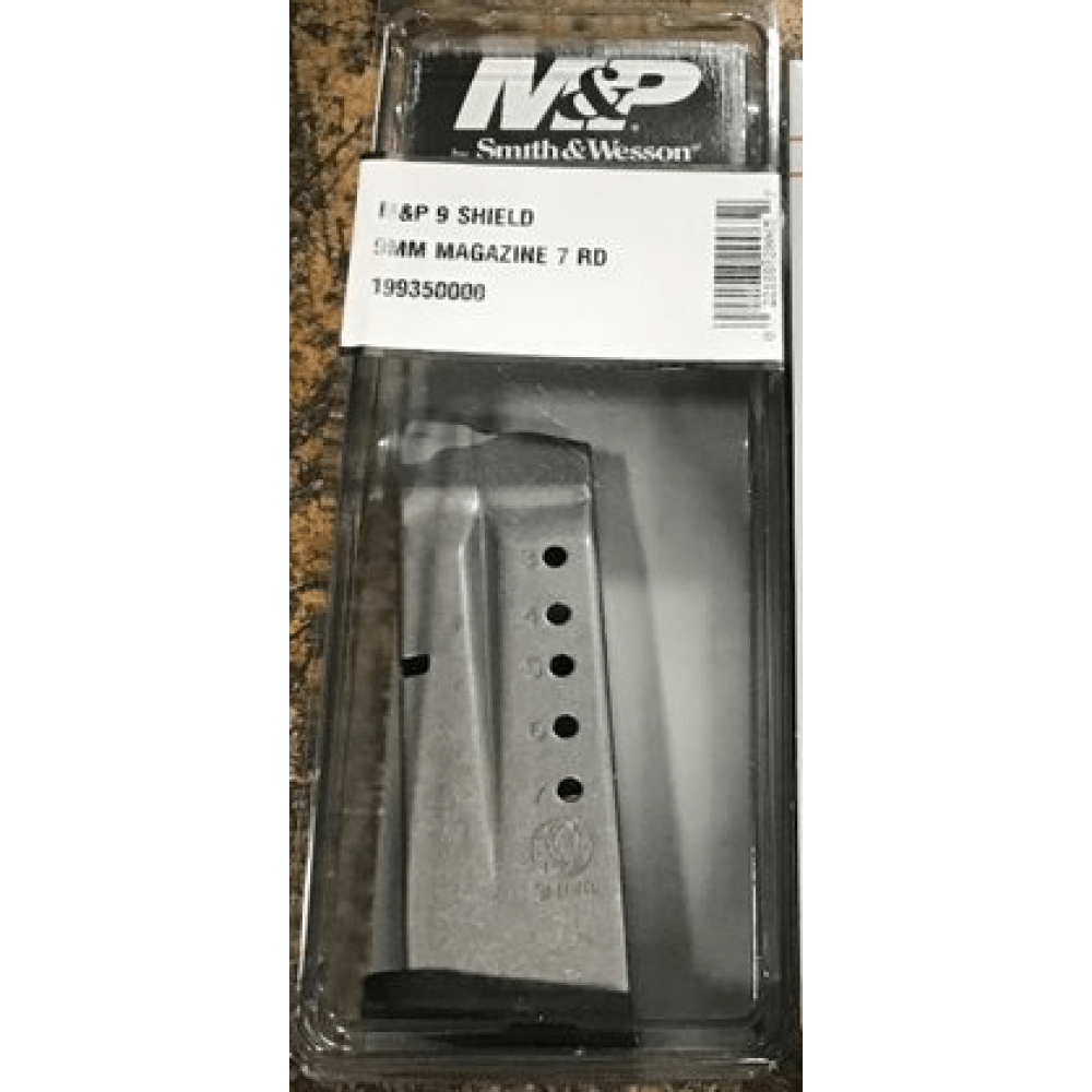 S&W M&P Shield 9mm Magazine 7 Rounds Stainless [22188200652]