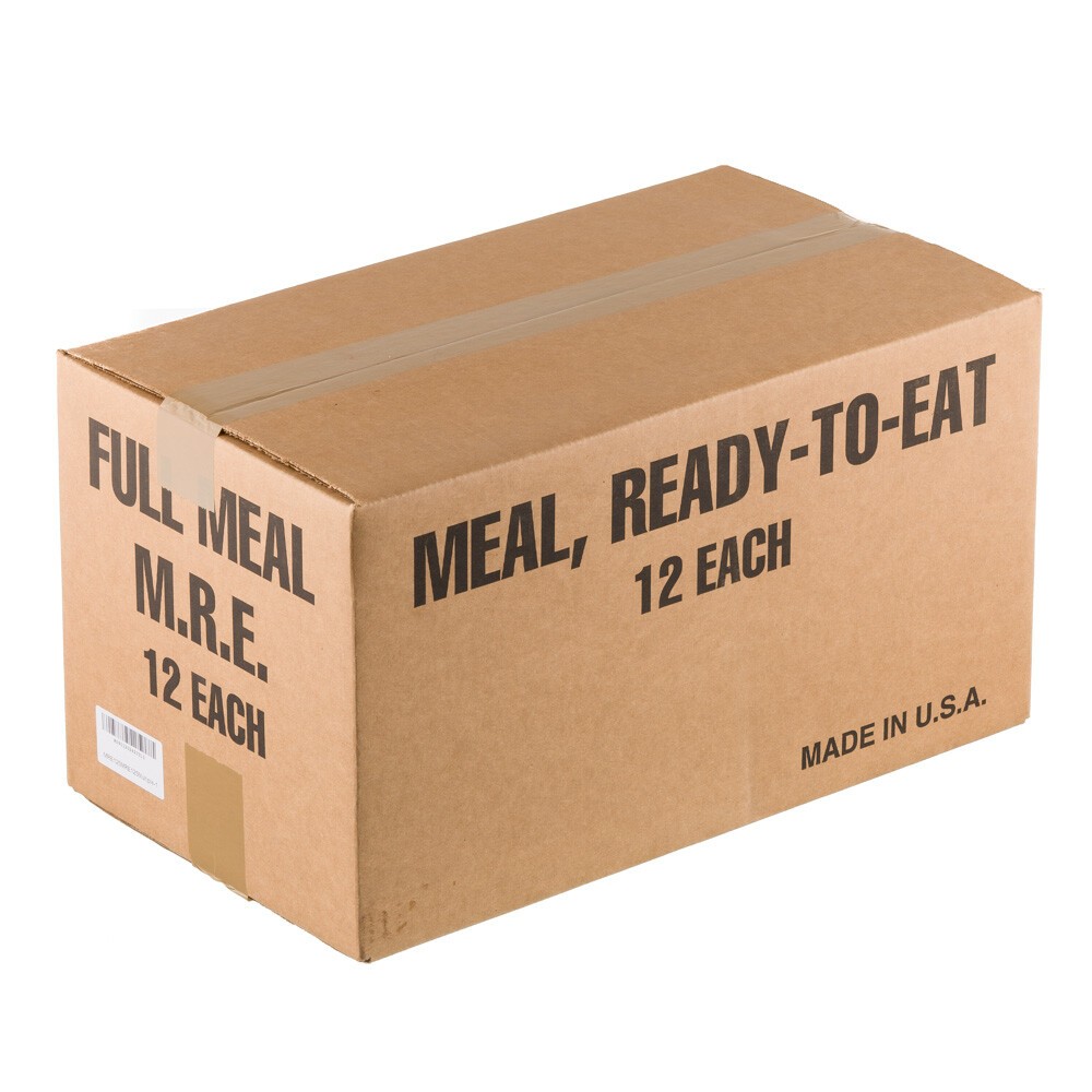 Everyday MRE Meals 10 Different Entrees 12 Meals/Case Incl Heaters