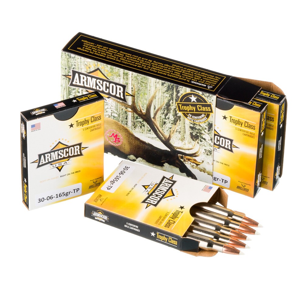 Armscor USA .30-06 Springfield Ammunition 20 Rounds Accubond PT 165 ...