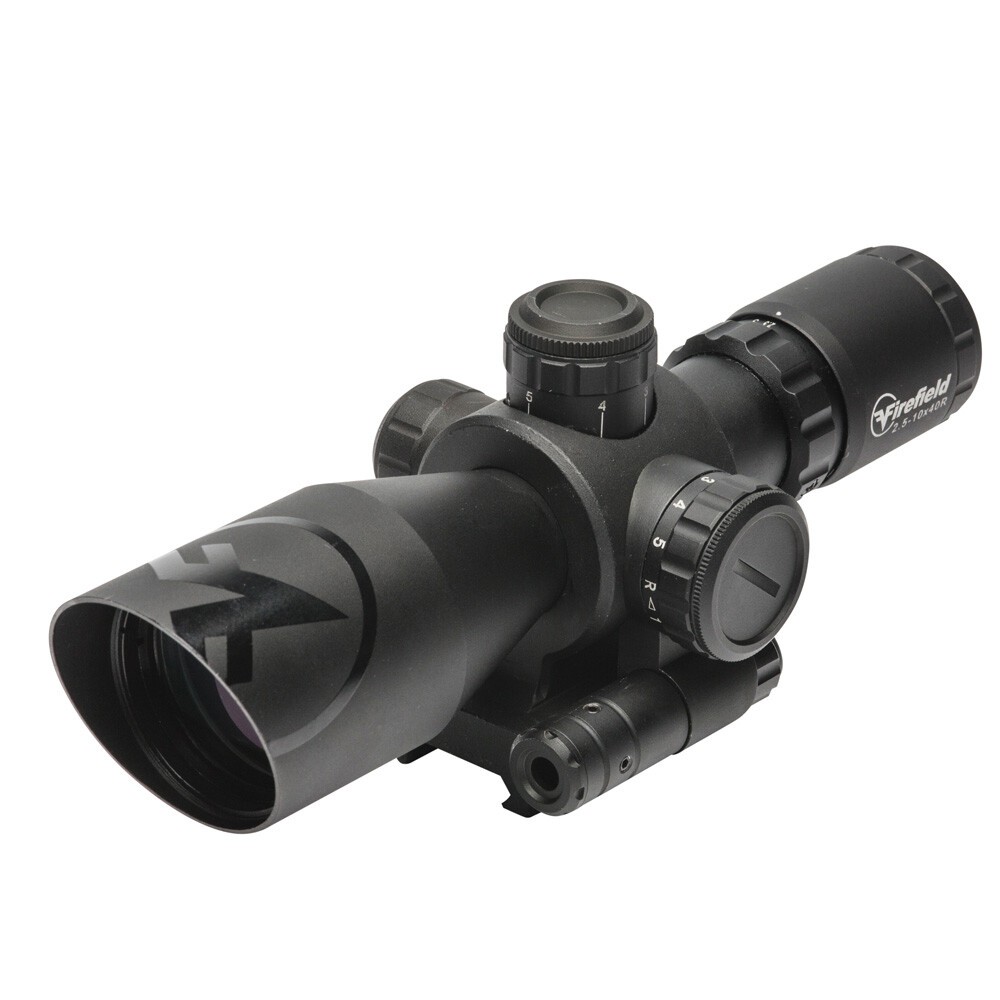 Firefield Barrage 2.5-10x40 Rifle Scope Illuminated Mil-Dot Reticle 1/2 ...