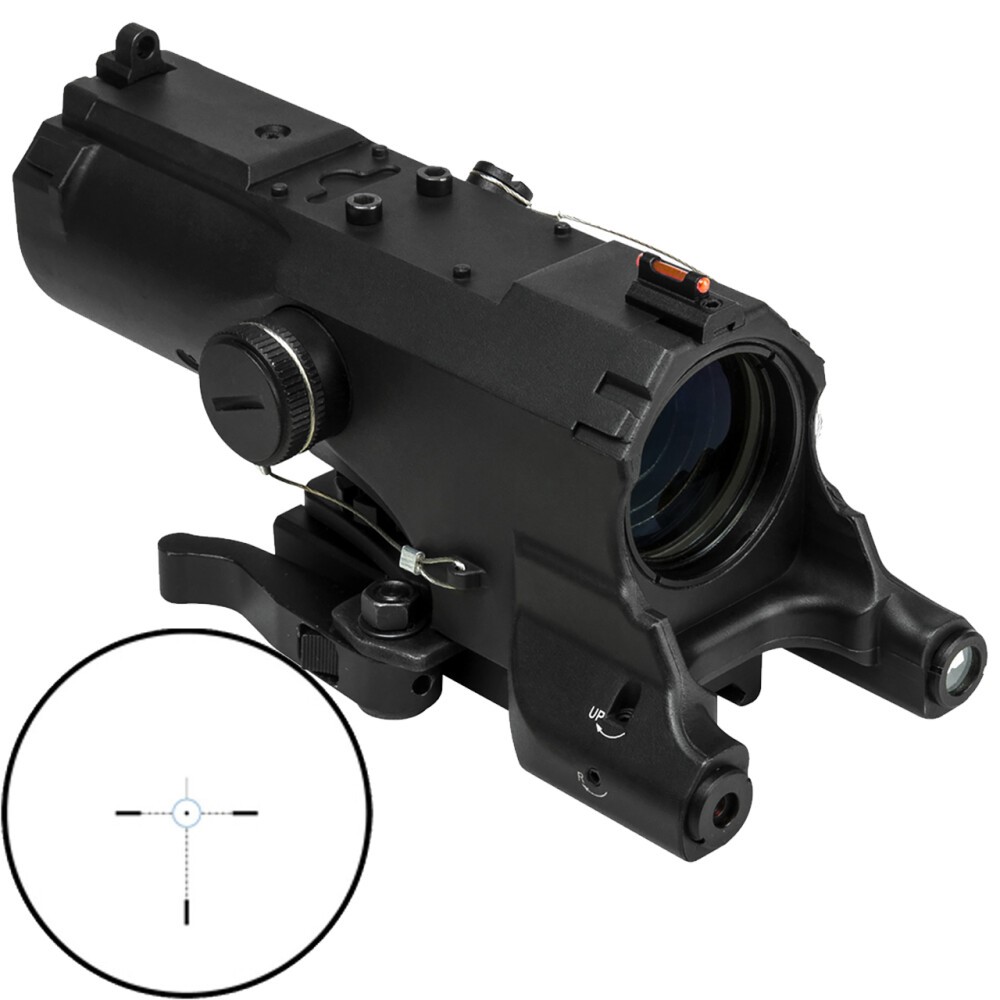 NcStar ECO Mod2 4x34mm Scope Green Laser & Light [848754005144]