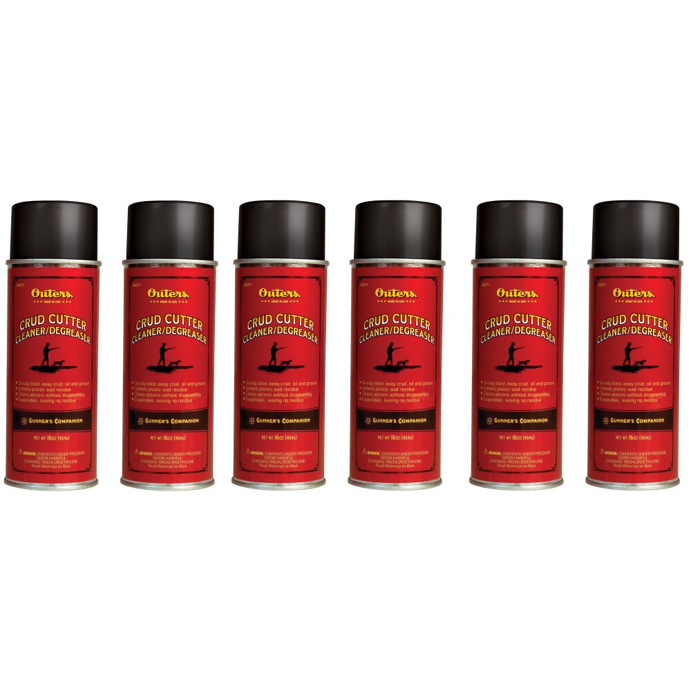 Outers Crud Cutter Cleaner Degreaser 16 oz Aerosol 6 Pk [76683420718]