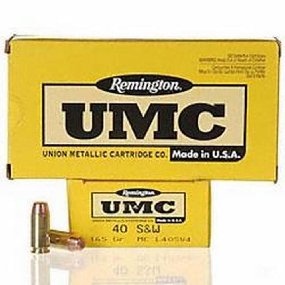 UMC .40 SW Ammo 165 Grain Metal Case 500 Rounds [FC-47700172514]