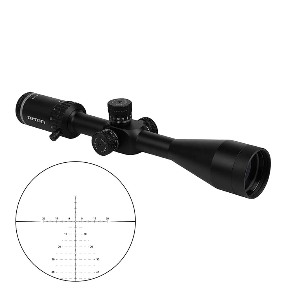 Riton 1 Conquer 6-24x50mm Rifle Scope FFP MPSR Reticle [850041390260]