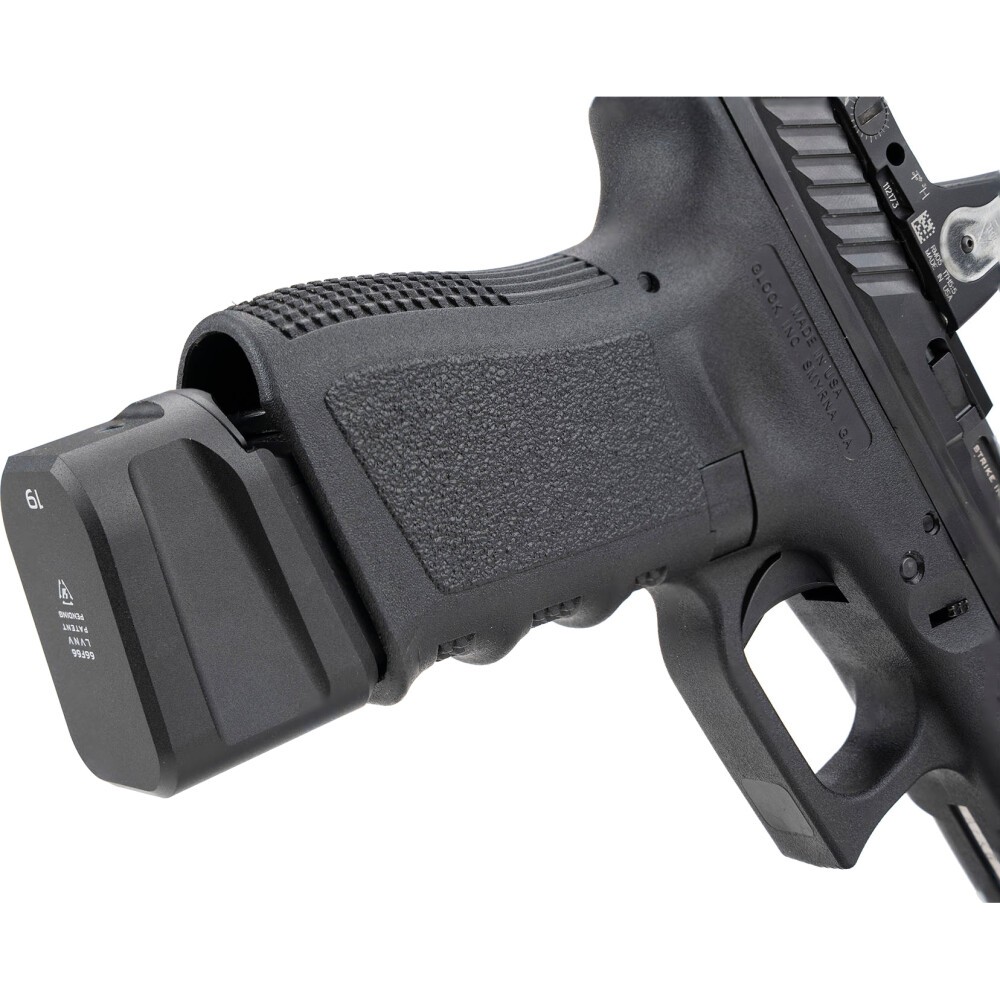 Strike Industries +5 Extended Magazine Plate for Glock 19 Aluminum ...