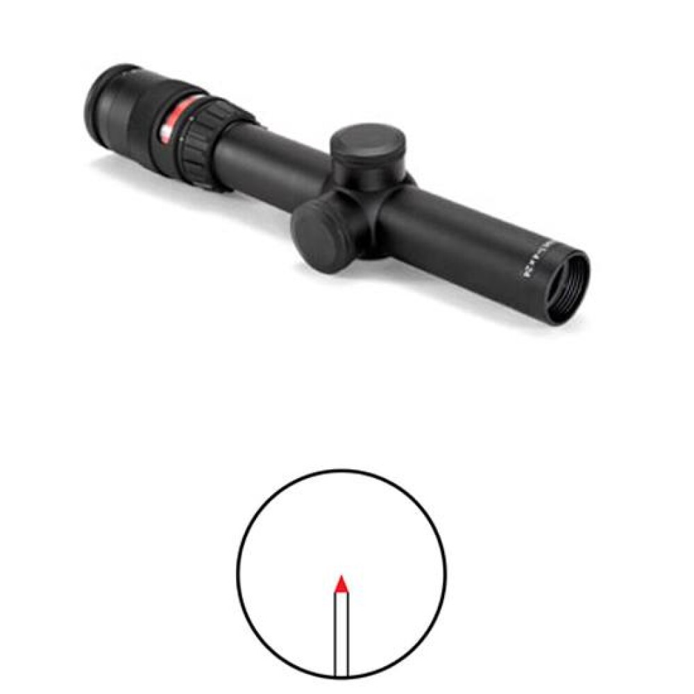 Trijicon AccuPoint 1-4x24 Riflescope Red Triangle Post Reticle 30mm ...