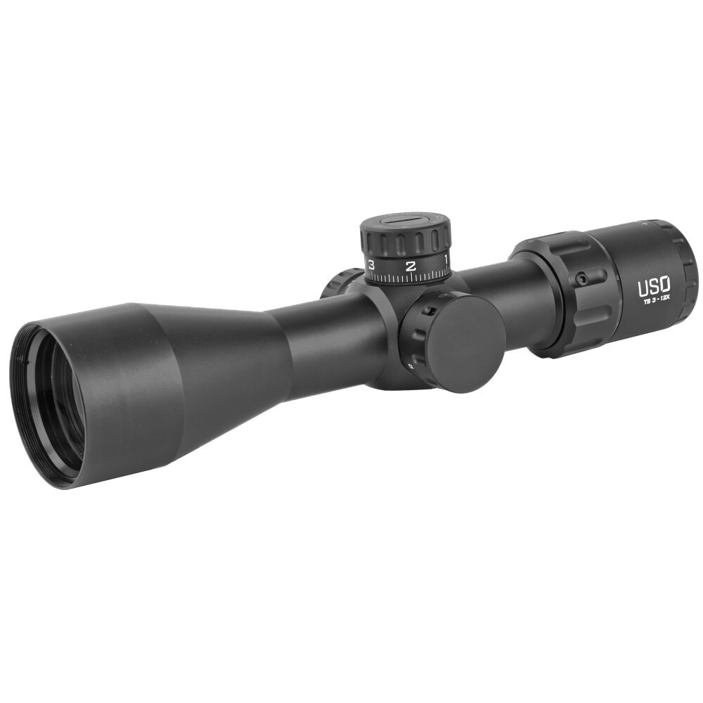US Optics TS-12X TS Series 3-12x 44mm FFP Tactical Rifle Scope with MHR ...