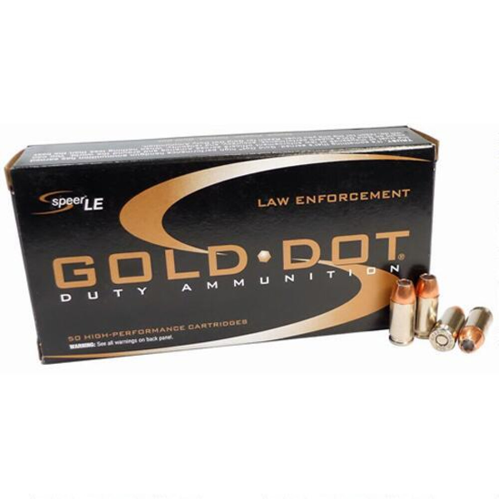 Speer LE Gold Dot 9mm +P 124 Gr JHP Ammo 50 Rounds [FC-76683536174]