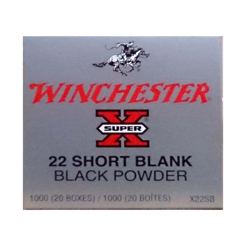22 Short 0gr Super-X Blanks (Black Powder) (Per 50) [FC-20892100688]