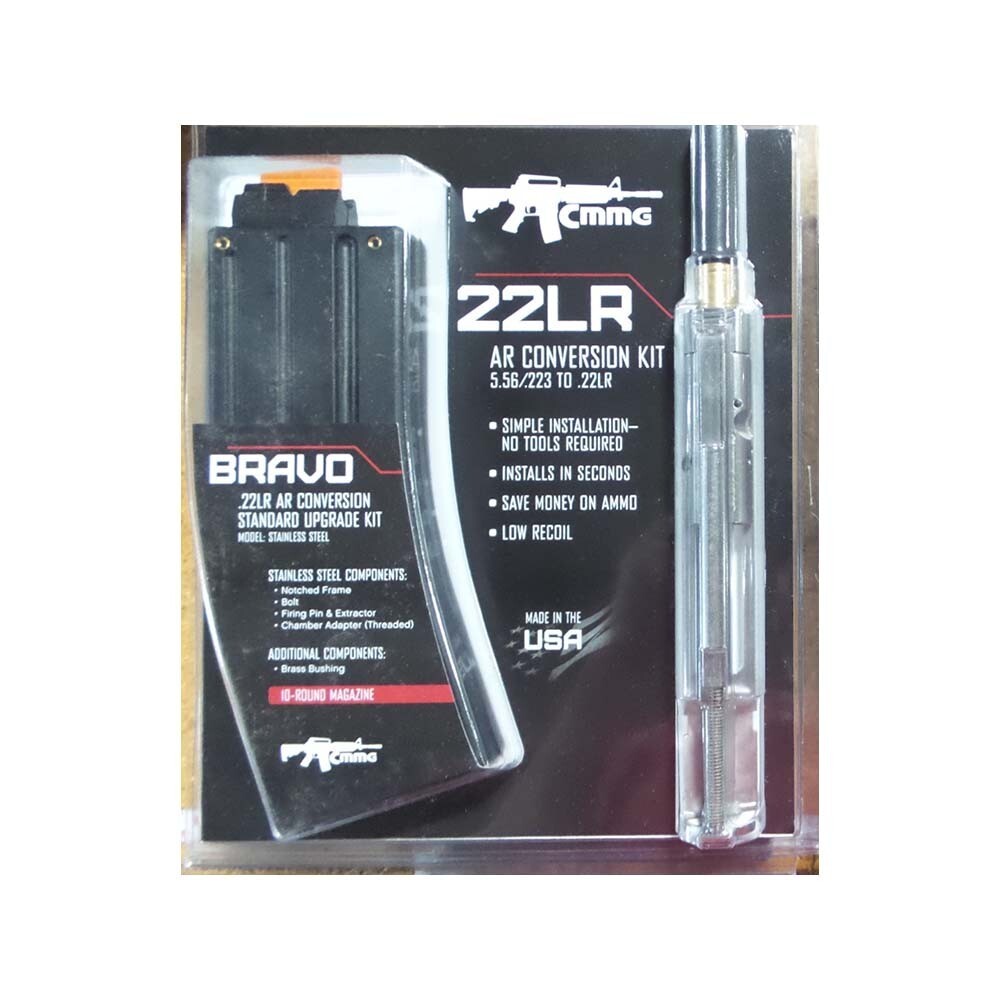 CMMG Bravo .22 LR AR-15 Conversion Kit – 10 Rnd Mag [FC-815835017129]