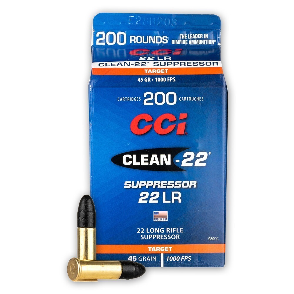 CCI .22 LR Ammunition 2000 Rounds Poly-Coated LRN 45 Grains