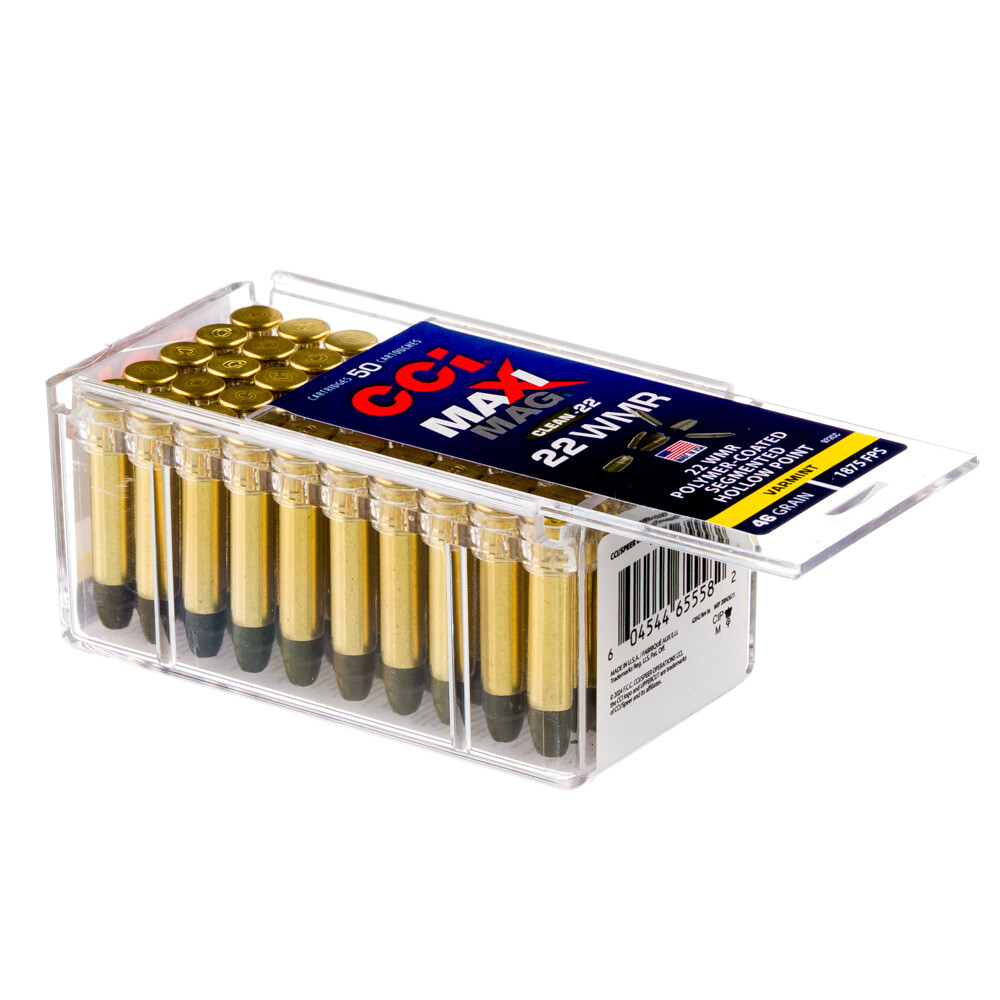 CCI Maxi-Mag .22 Mag Ammunition 50 Rounds SHP 46 Grain