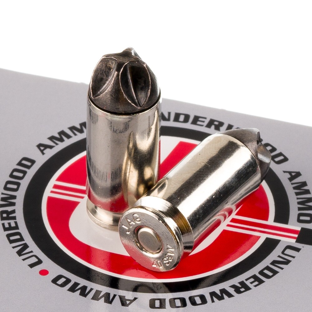 Underwood .40 S&W 115gr Xtreme Defender Ammo Lead-Free 20 Rounds