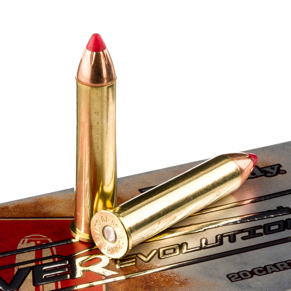 Hornady LEVERevolution .45-70 Government Ammunition 200 Rounds FTX 325 ...