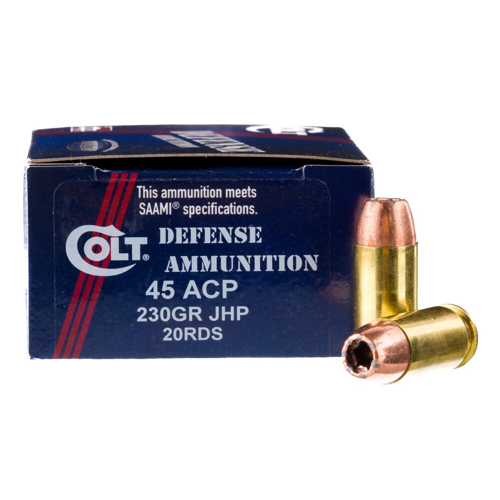DoubleTap Colt Defense .45 ACP Ammo 230 Grain JHP Projectile [FC ...