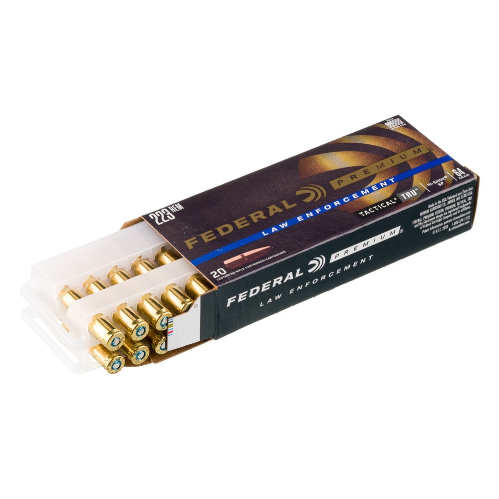 Federal .223 Remington Ammunition 20 Rounds SP 64 Grains [29465095161]