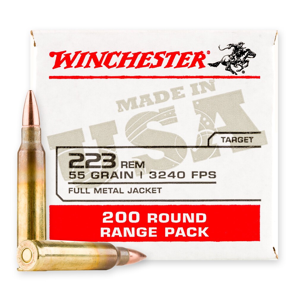 Winchester Lake City .223 Rem 55 Gr FMJ Ammo 800 Rounds [20892225039]