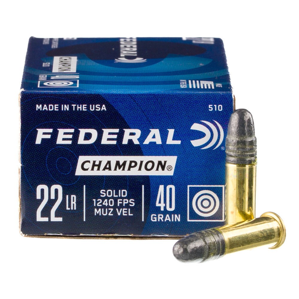 Federal Champion .22 LR 40gr LRN 5000rds [FC-50029465056181]