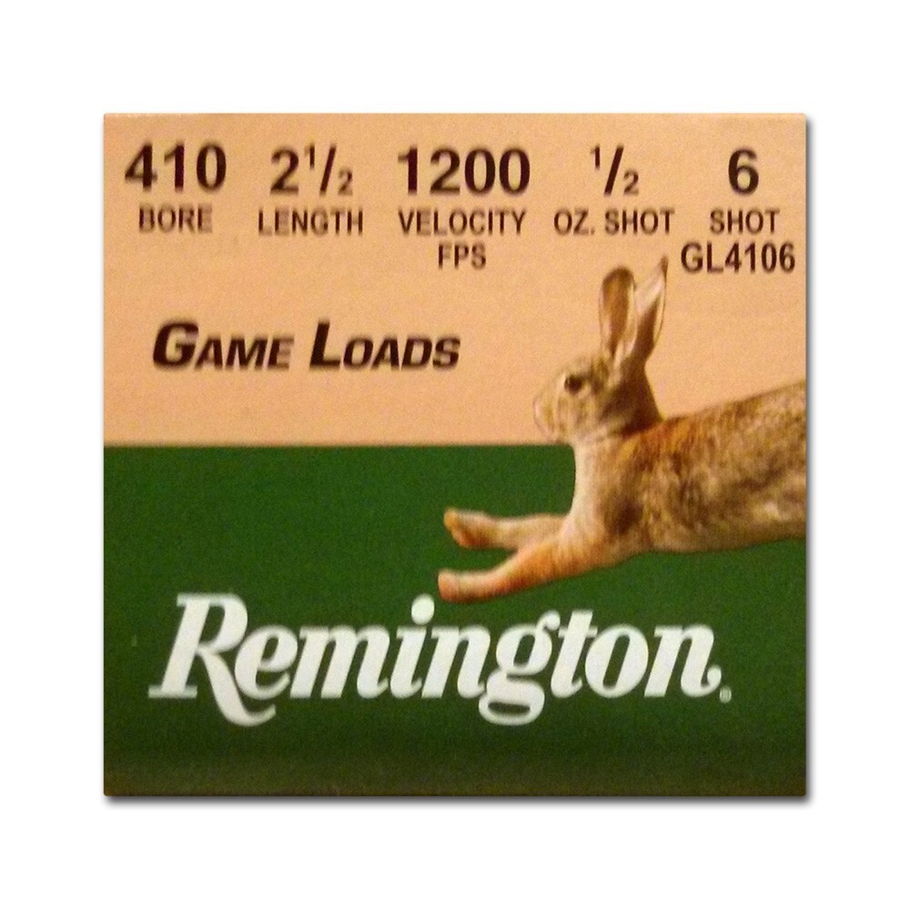 Ammo .410 Bore Remington Game Loads 2-1/2" #6 Lead 1/2 Ounce 1200 fps ...