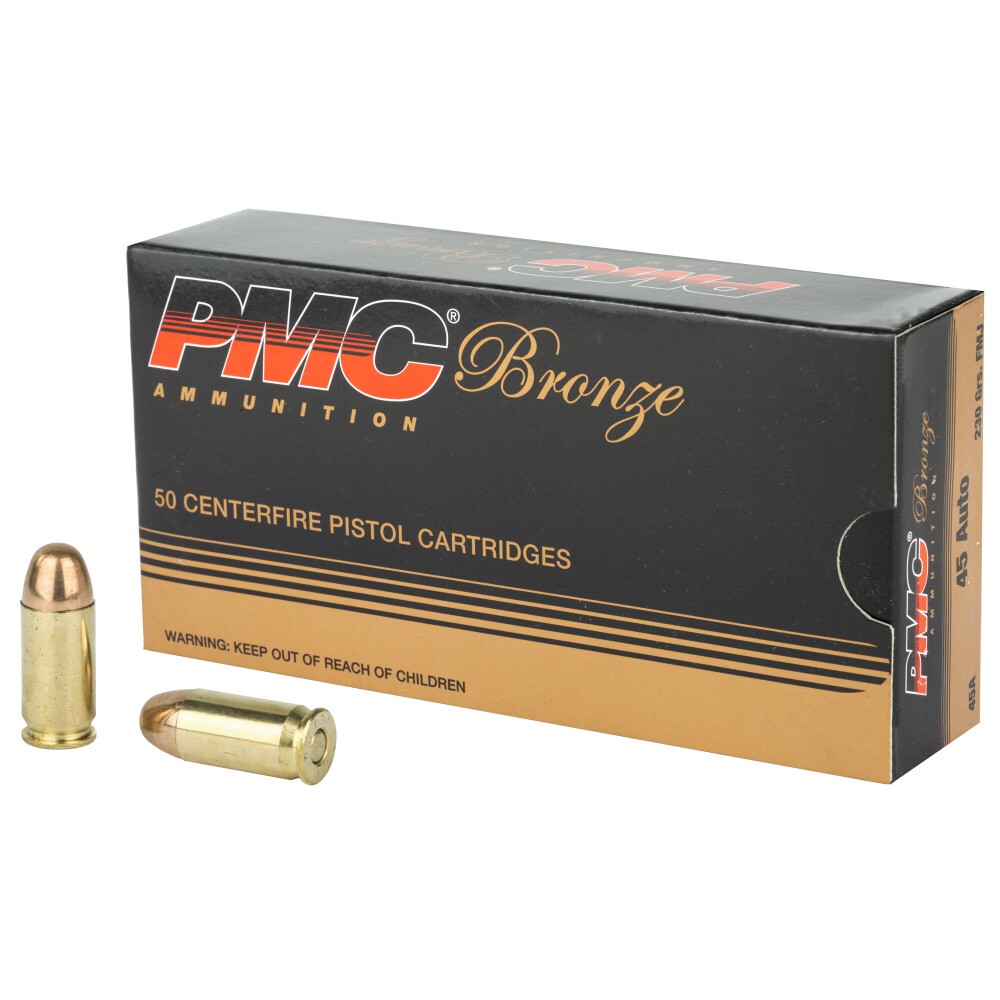 PMC Bronze .45 ACP Ammunition 750 Round Battle Pack FMJ 230 Grain
