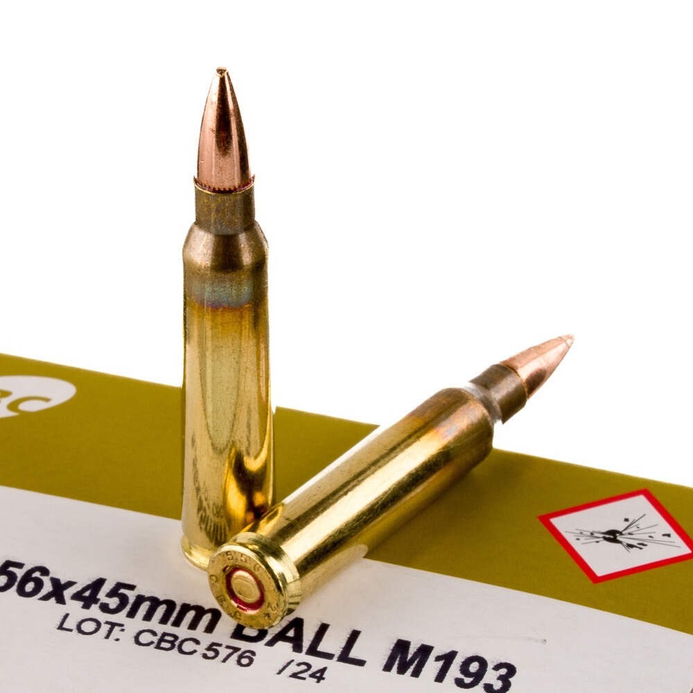 CBC 5.56 NATO Ammunition 1000 Rounds FMJ M193 55 Grains