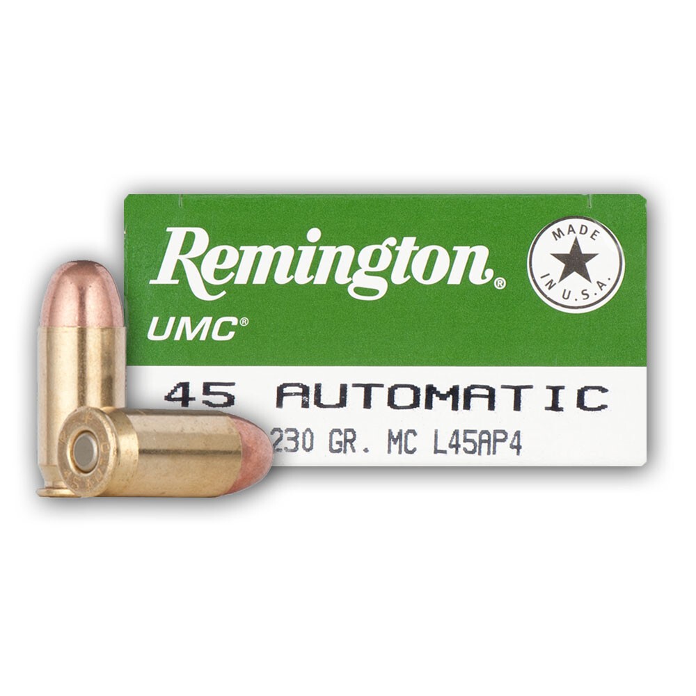 Ammo .45 ACP Remington UMC Metal Case 230 Grain 835 fps 500 Rounds [FC ...
