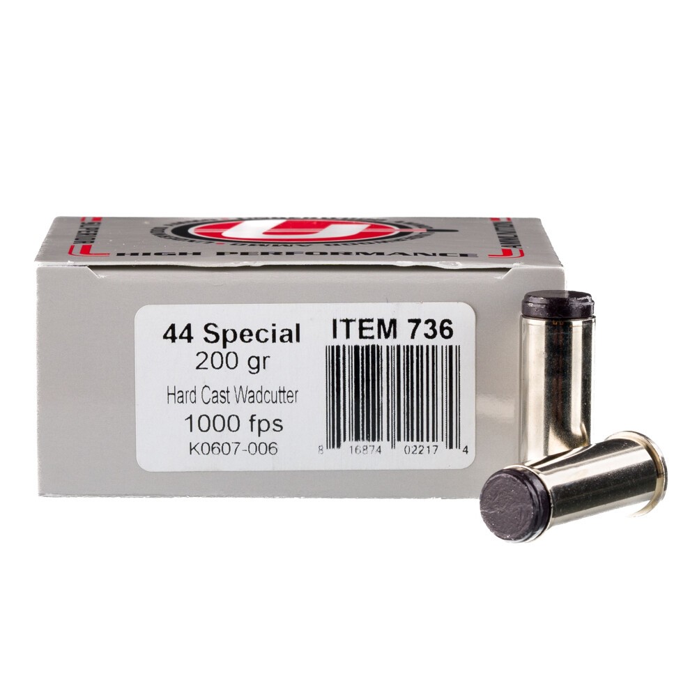 Underwood .44 SPL 200gr HC Wadcutter Ammo 20 Rounds [FC-816874022174]