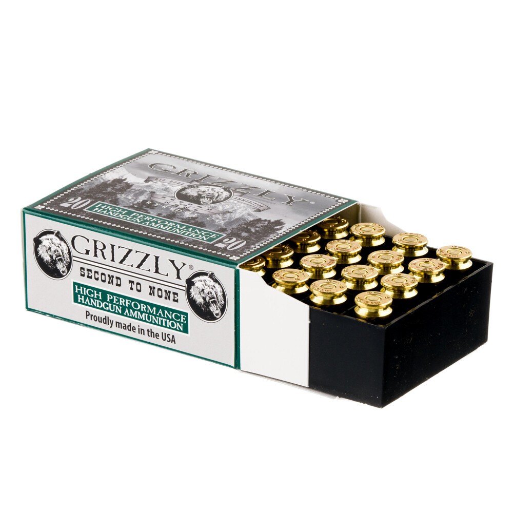 Grizzly .40 S&W 180gr JHP High-Performance Ammo 20 Rds [815152011169]