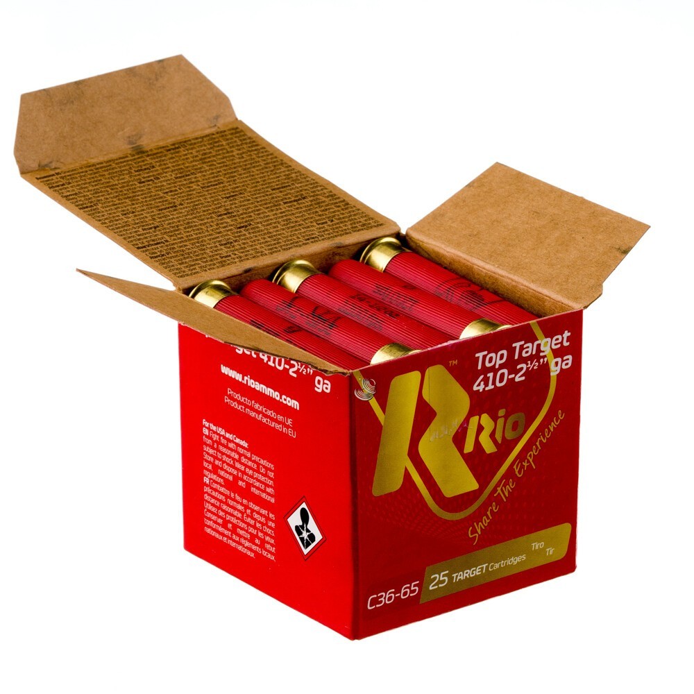 Rio .410 Bore Shotshell 250 Rounds 2-1/2" #9 Shot 1/2 Ounce
