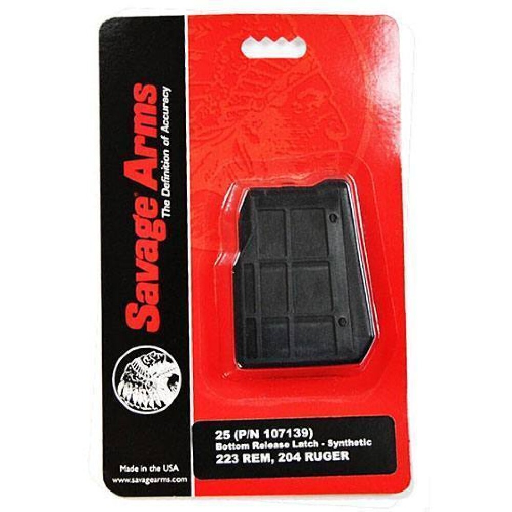Savage Model 25 4 Round Magazine .223/.204 Black [FC-11356551580]