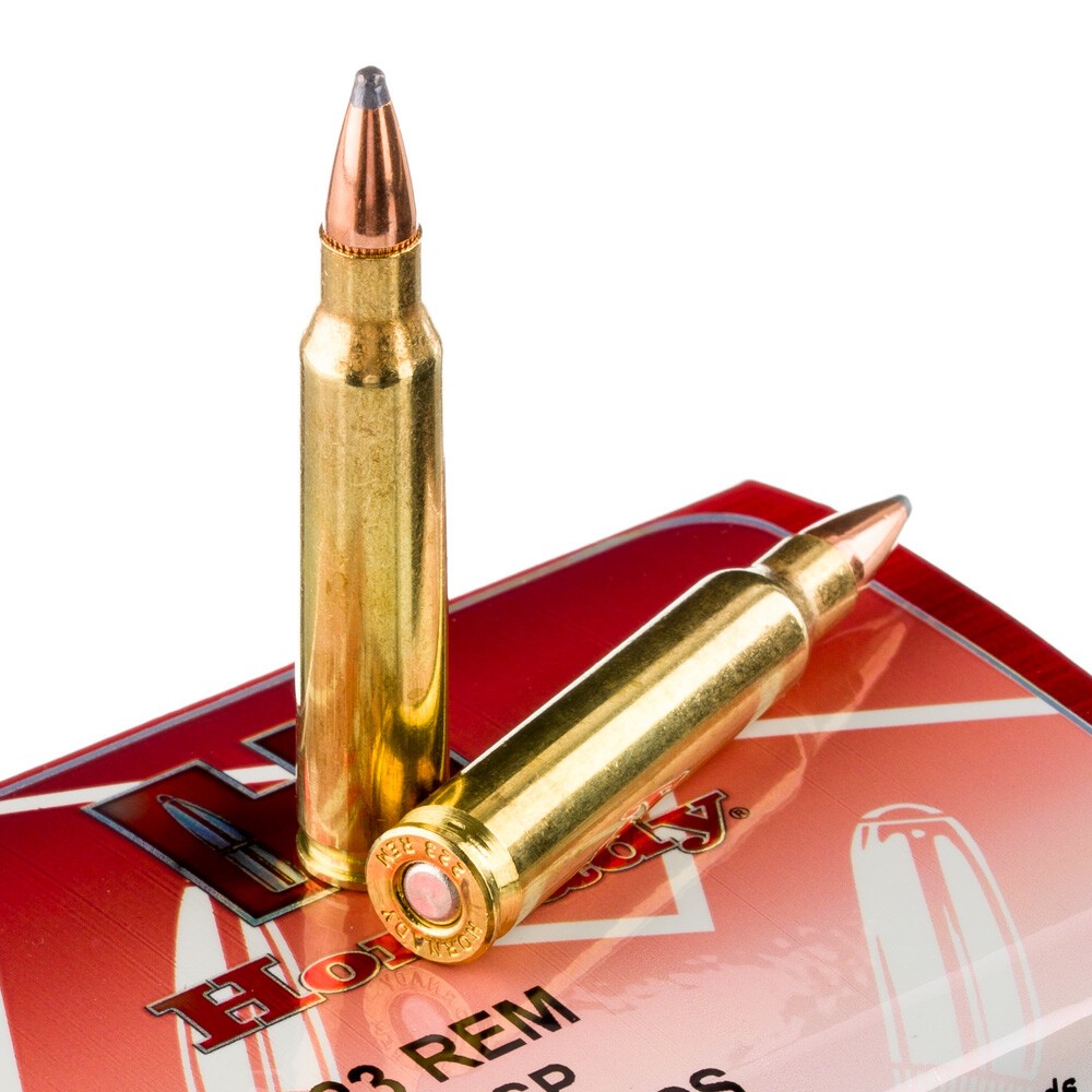 Hornady Custom .223 Rem Ammo 500 Rds SP 55 Grain [FC-10090255802556]