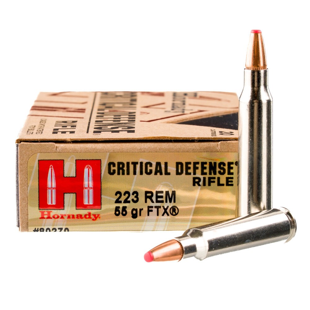 Hornady Custom .223 Rem Ammo 500 Rds SP 55 Grain [FC-10090255802556]