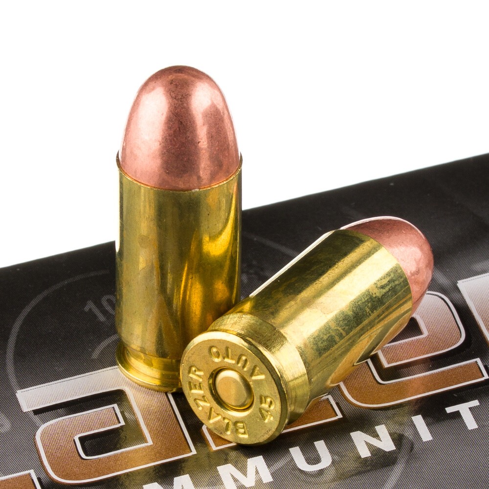 Blazer Brass .45 ACP Ammunition 1000 Rounds FMJ 230 Grains