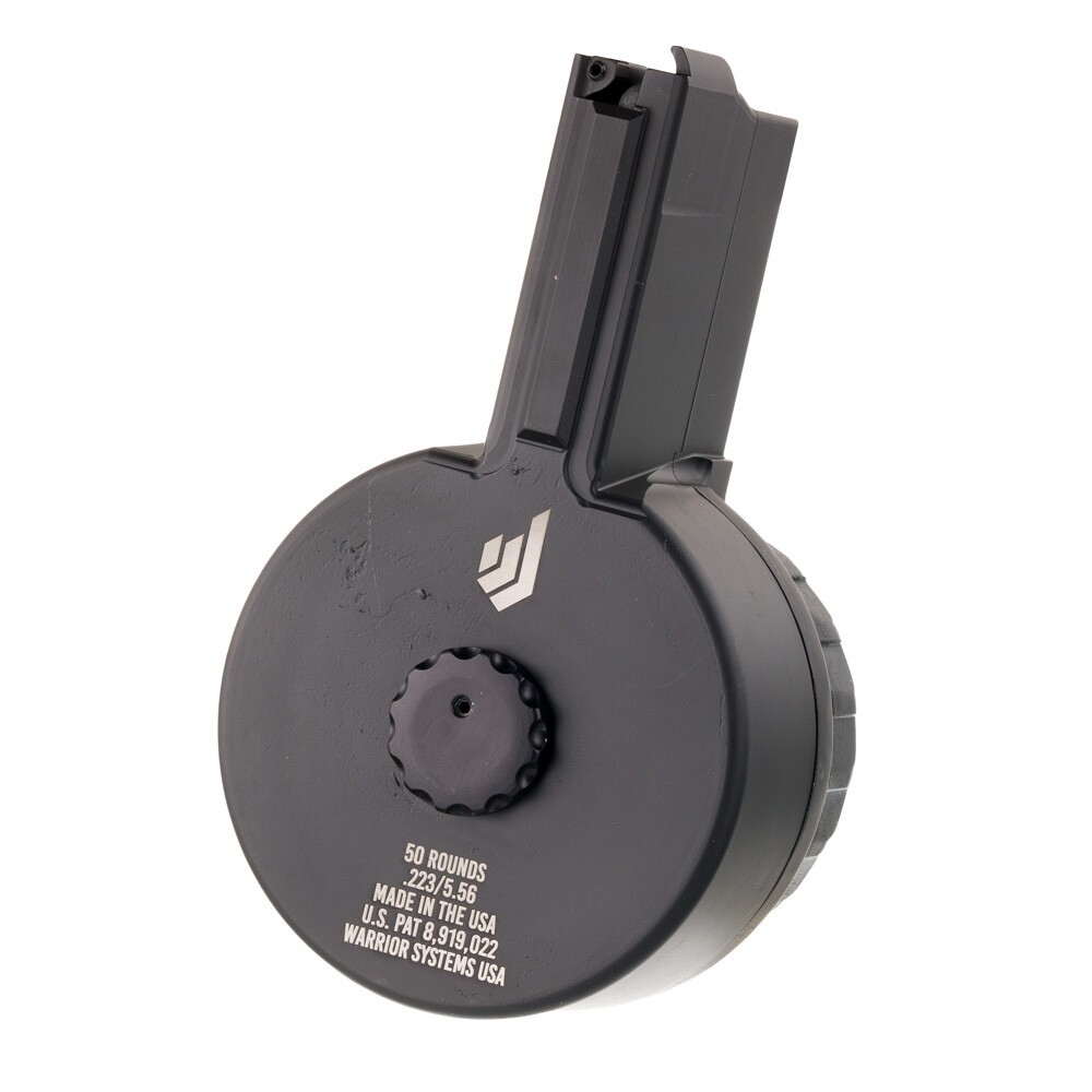 Warrior AR-15 5.56 Drum Mag 50 Rds Aluminum [810099630190]