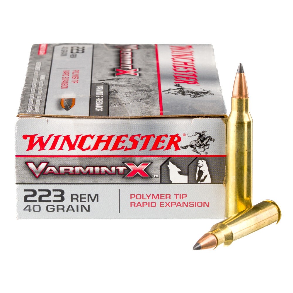 Winchester Varmint X .223 Rem 40gr Polymer Tip - 3600 FPS