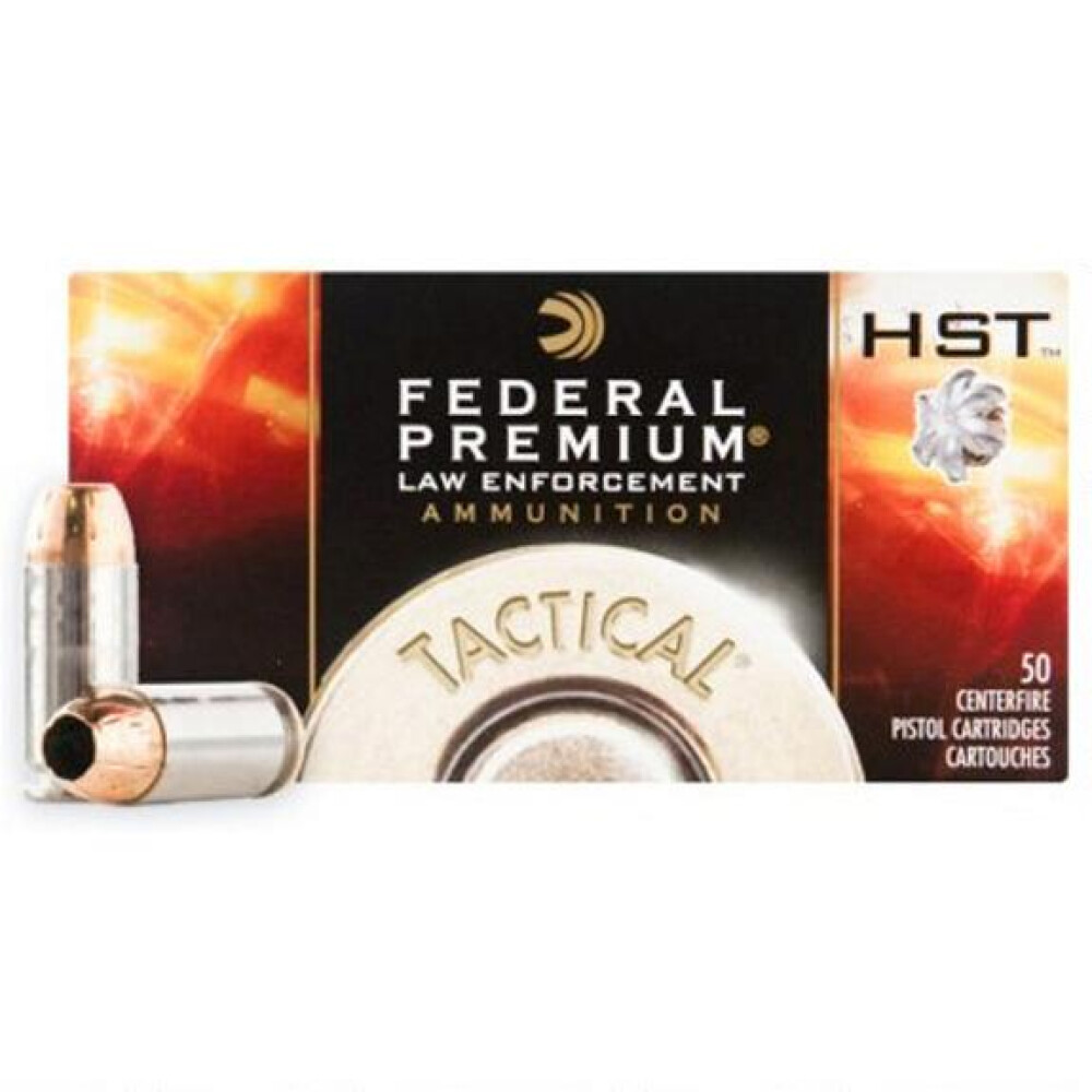Federal LE Tactical 9mm 124 Gr HST JHP Ammo 50 Rnds [FC-29465094621]